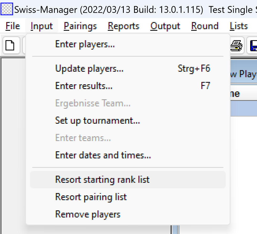 Swiss-Manager 不完全マニュアル - 川崎チェスクラブHP